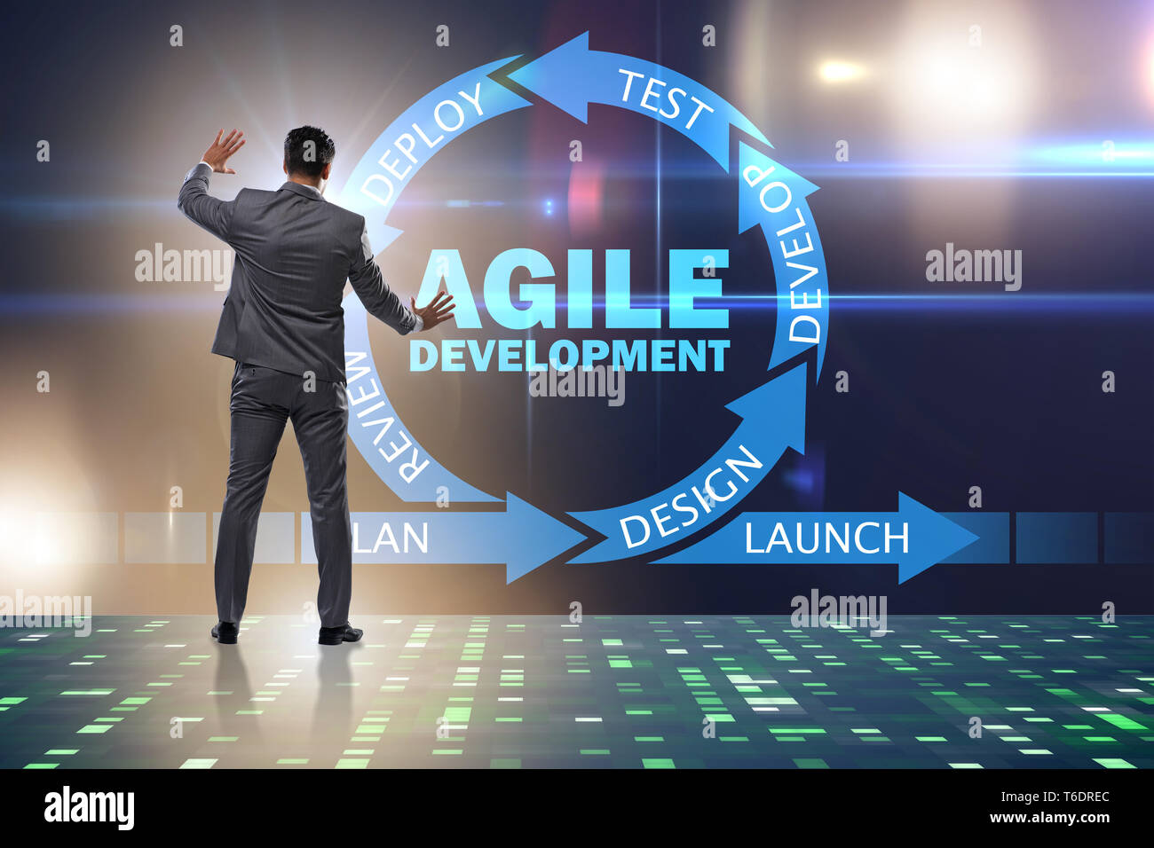 Concept of agile software development Stock Photo - Alamy