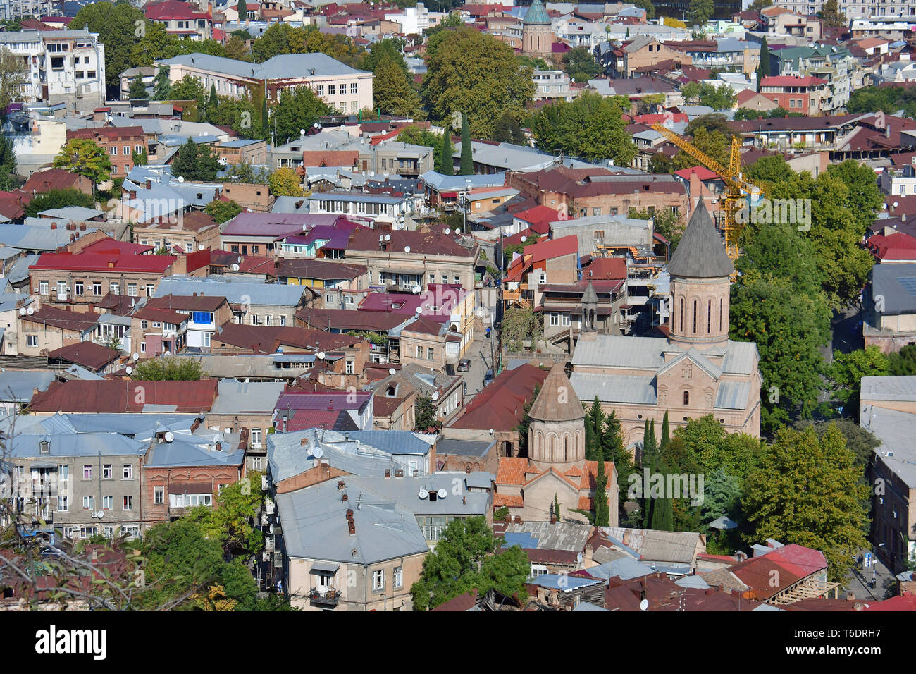 Panoramic view of Tbilisi, Georgia Stock Photo - Alamy