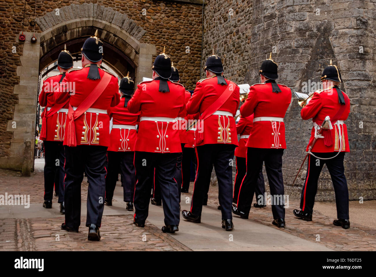 UK, Cardiff - 09 June 2018 - Band of the Royal Welsh taking part in the ...