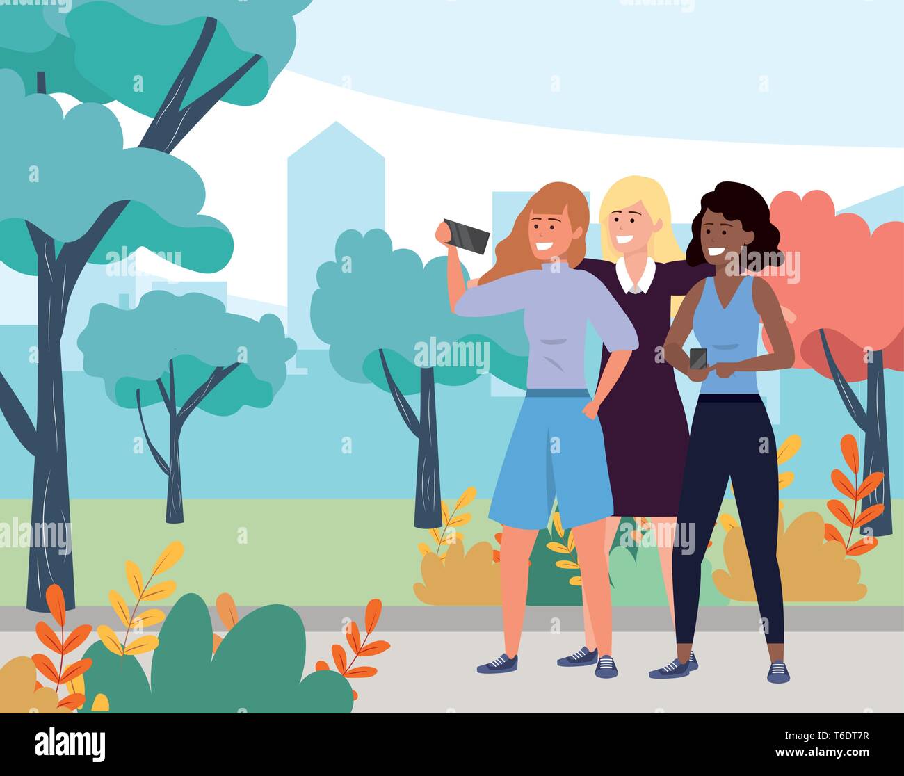 Landscape millennial Stock Vector Images - Alamy