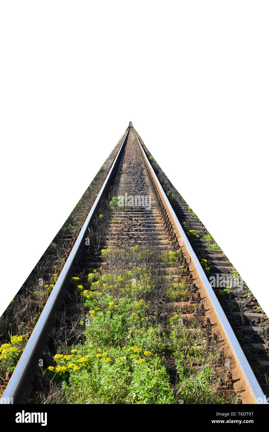 Straight train lines hi-res stock photography and images - Alamy