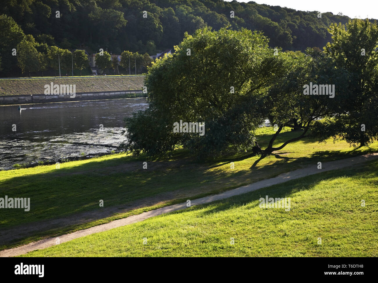 Neman river in Kaunas. Lithuania Stock Photo - Alamy