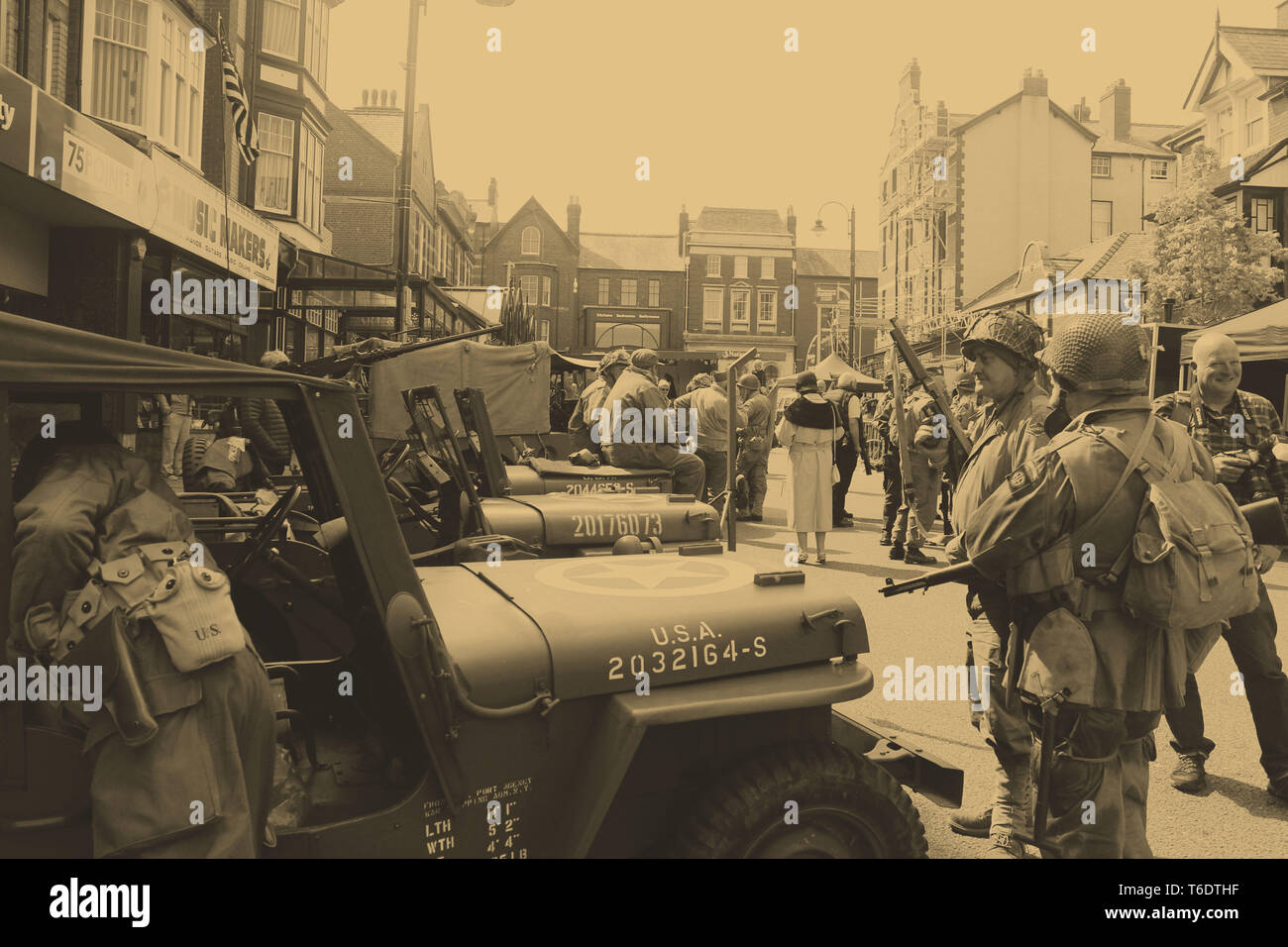 Colwyn Bay Forties Festival Stock Photo - Alamy