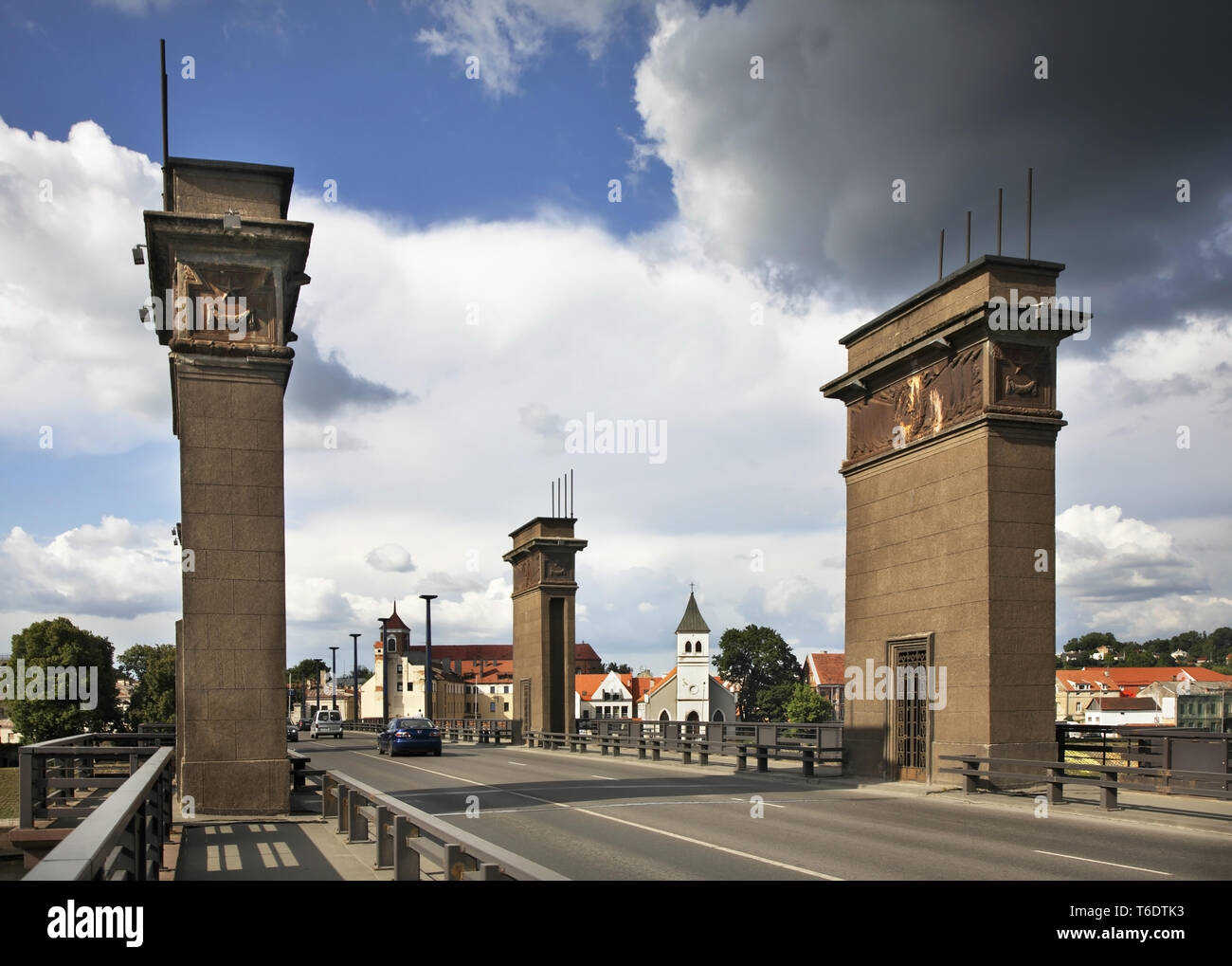 Vytautas Great Bridge in Kaunas. Lithuania Stock Photo - Alamy