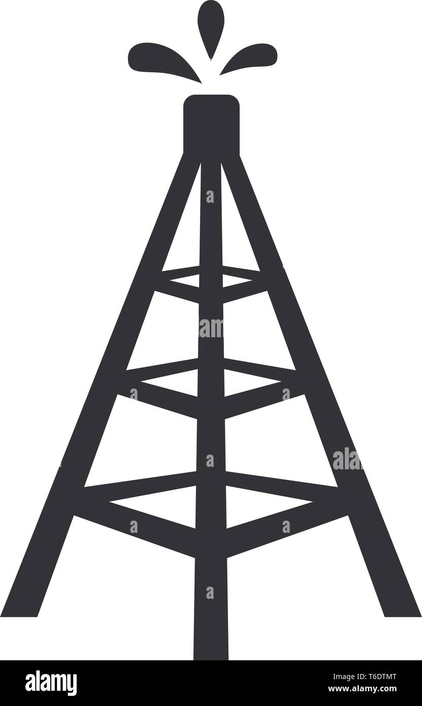 Oil Wells Tower Clip Art