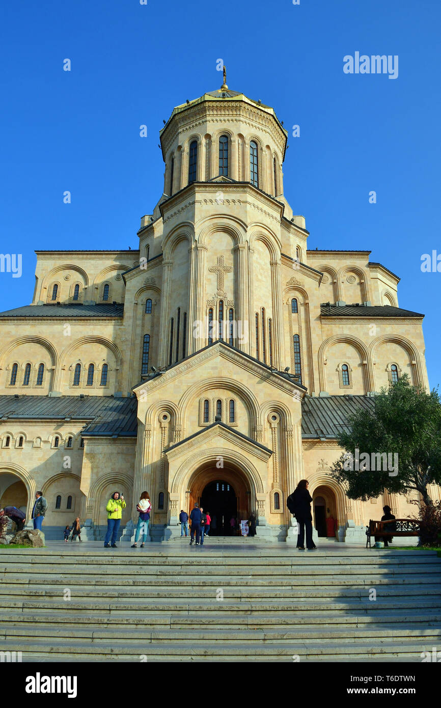 Holy Trinity Cathedral, Tbilisi, Georgia Stock Photo - Alamy