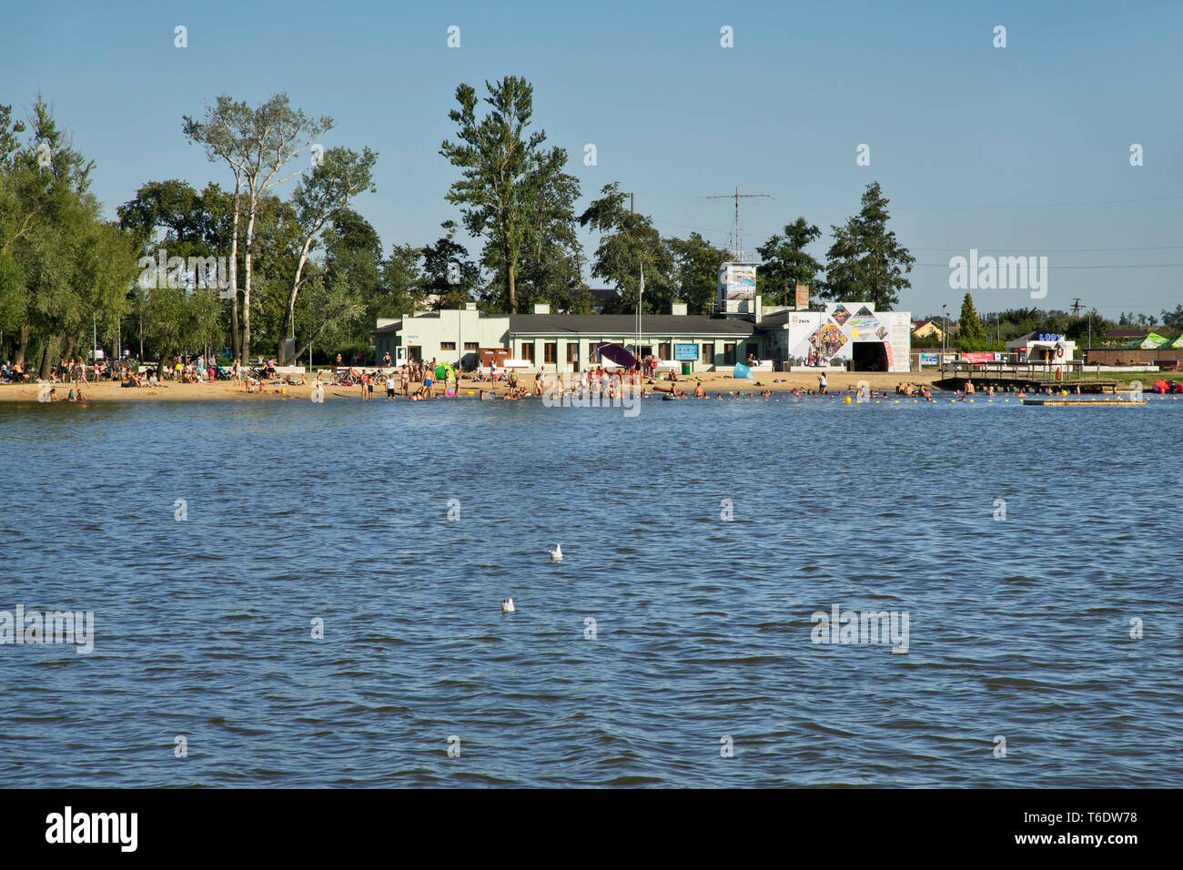 Male Zninskie lake in Znin. Poland Stock Photo - Alamy