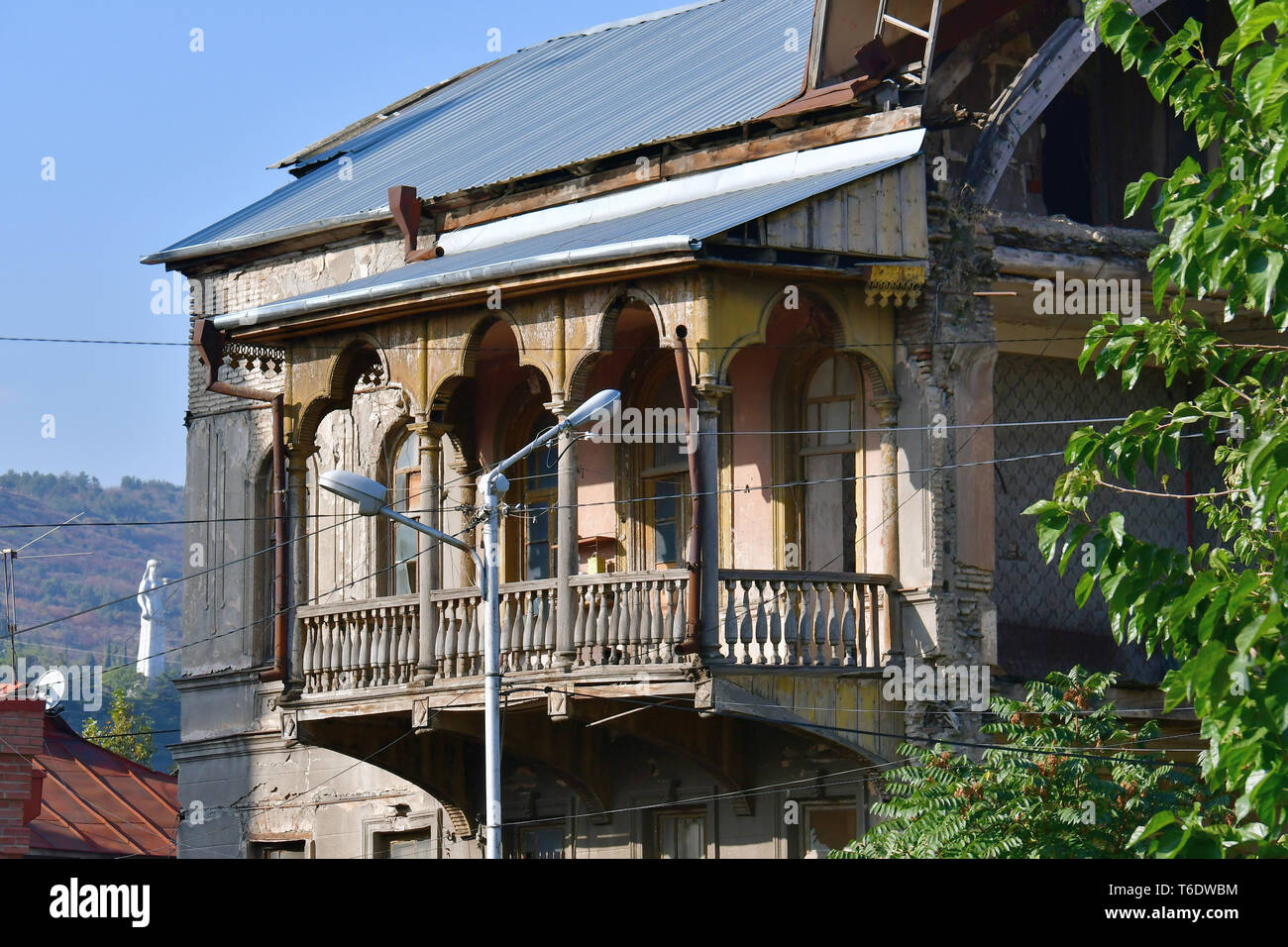 Old houses in downtown, Tbilisi, Georgia Stock Photo - Alamy