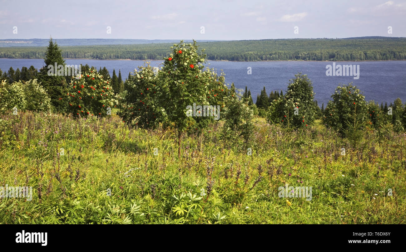 Kama bay near Khokhlovka. Perm krai. Russia Stock Photo - Alamy