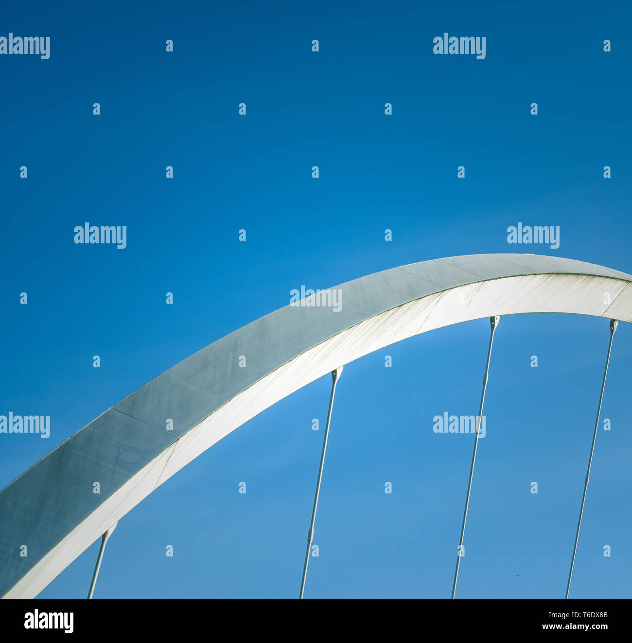 Abstract Contemporary Bridge Detail Stock Photo - Alamy