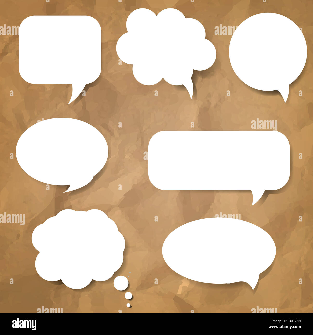 Speech Bubble Set Stock Photo - Alamy