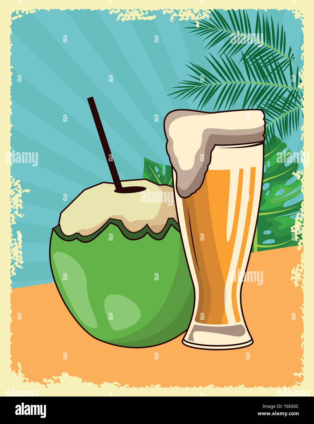 alcoholic drinks beverages cartoon Stock Vector Image & Art - Alamy