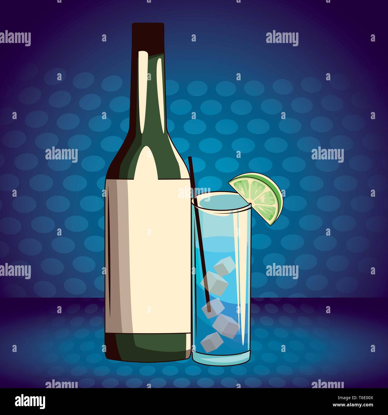 alcoholic drinks beverages cartoon Stock Vector Image & Art - Alamy