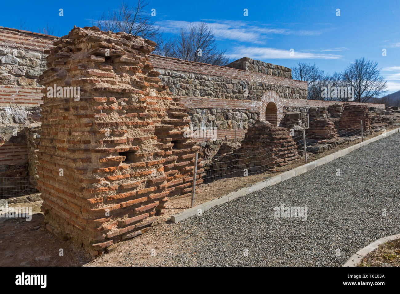Ruins of Ancient Roman fortress The Trajan's Gate, Sofia Region ...