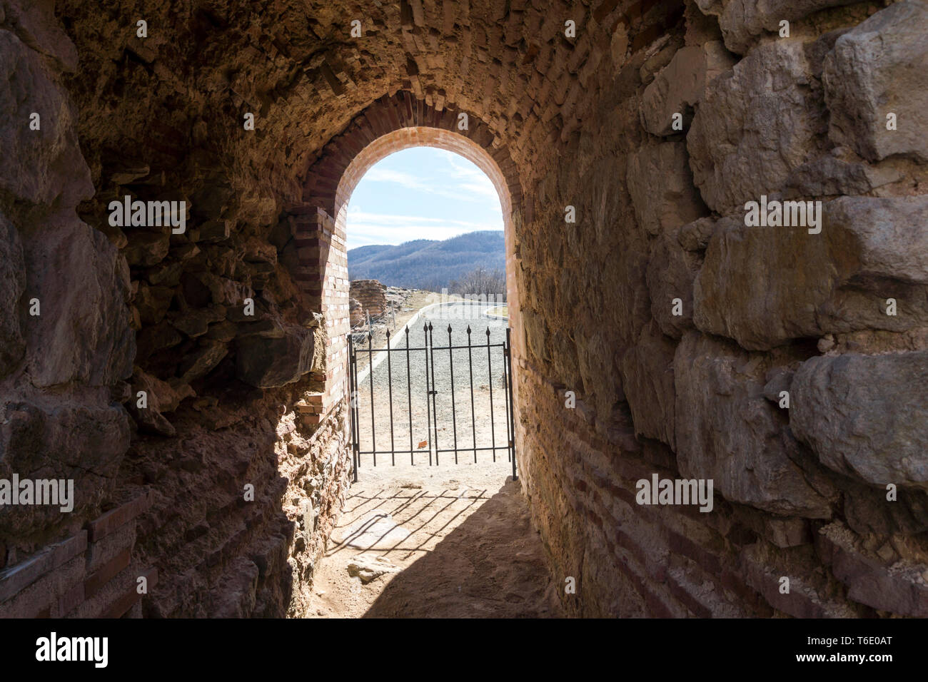 Ruins of Ancient Roman fortress The Trajan's Gate, Sofia Region ...