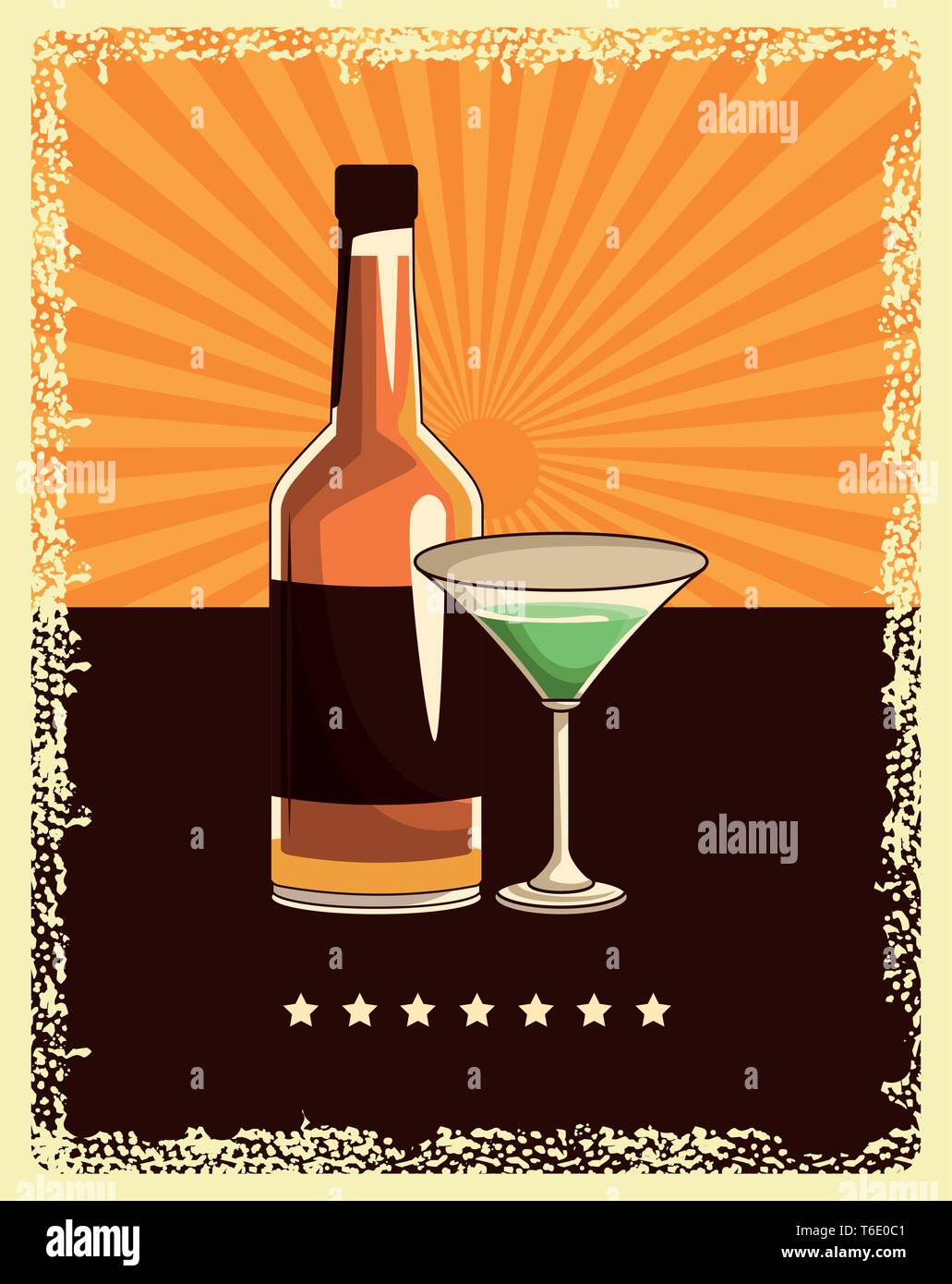 alcoholic drinks beverages cartoon Stock Vector Image & Art - Alamy