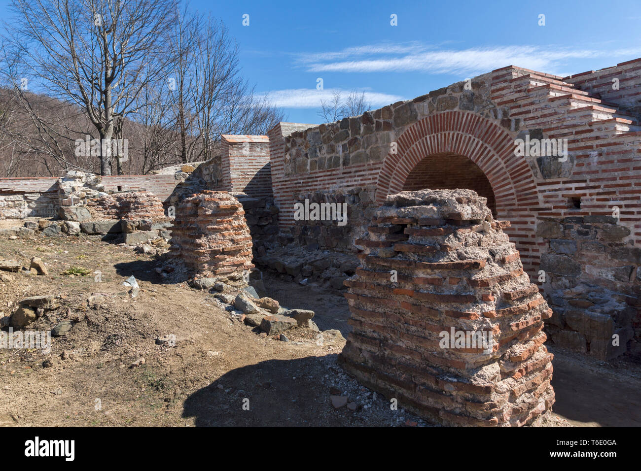 Ruins of Ancient Roman fortress The Trajan's Gate, Sofia Region ...