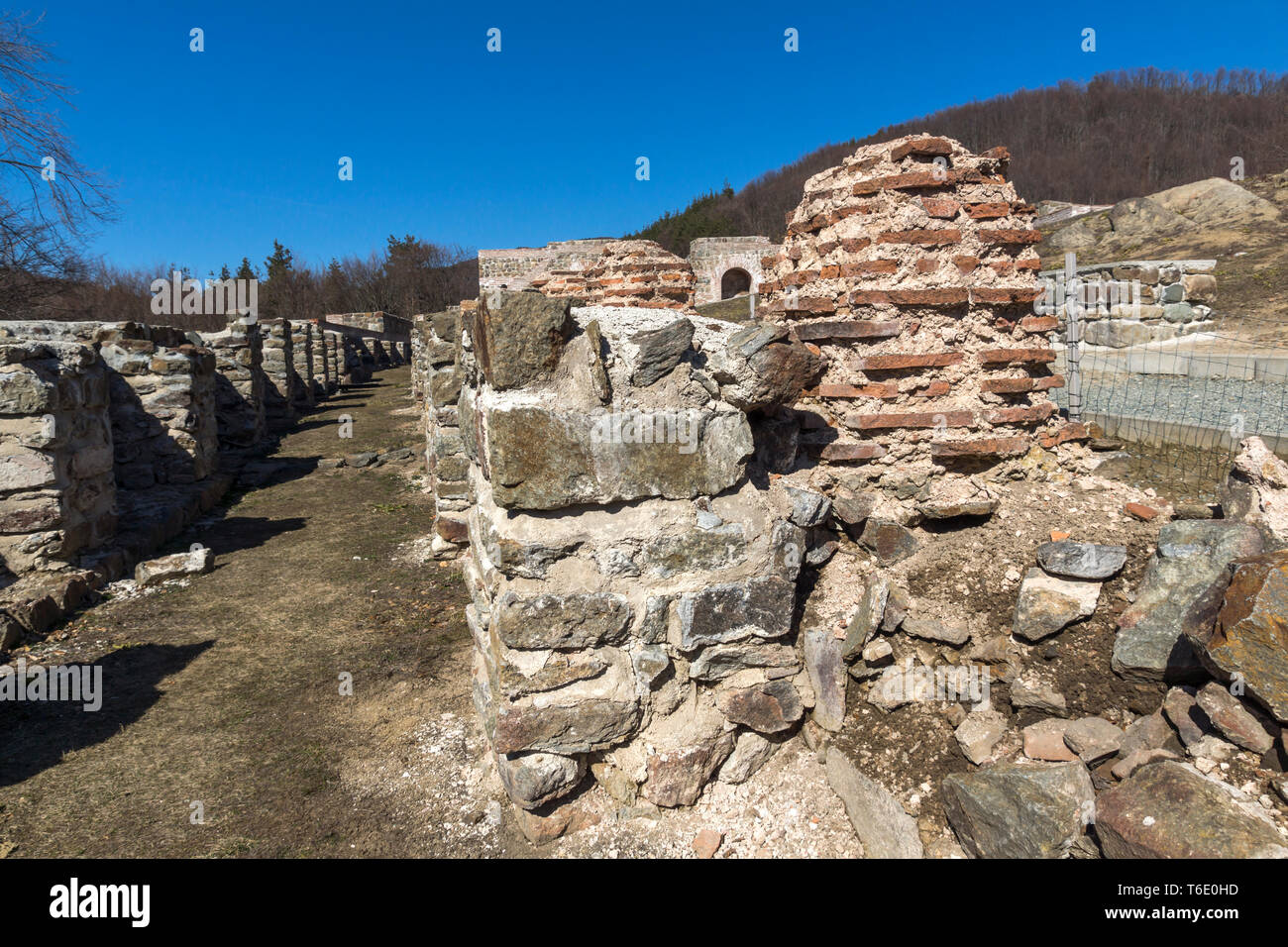 Ruins of Ancient Roman fortress The Trajan's Gate, Sofia Region ...