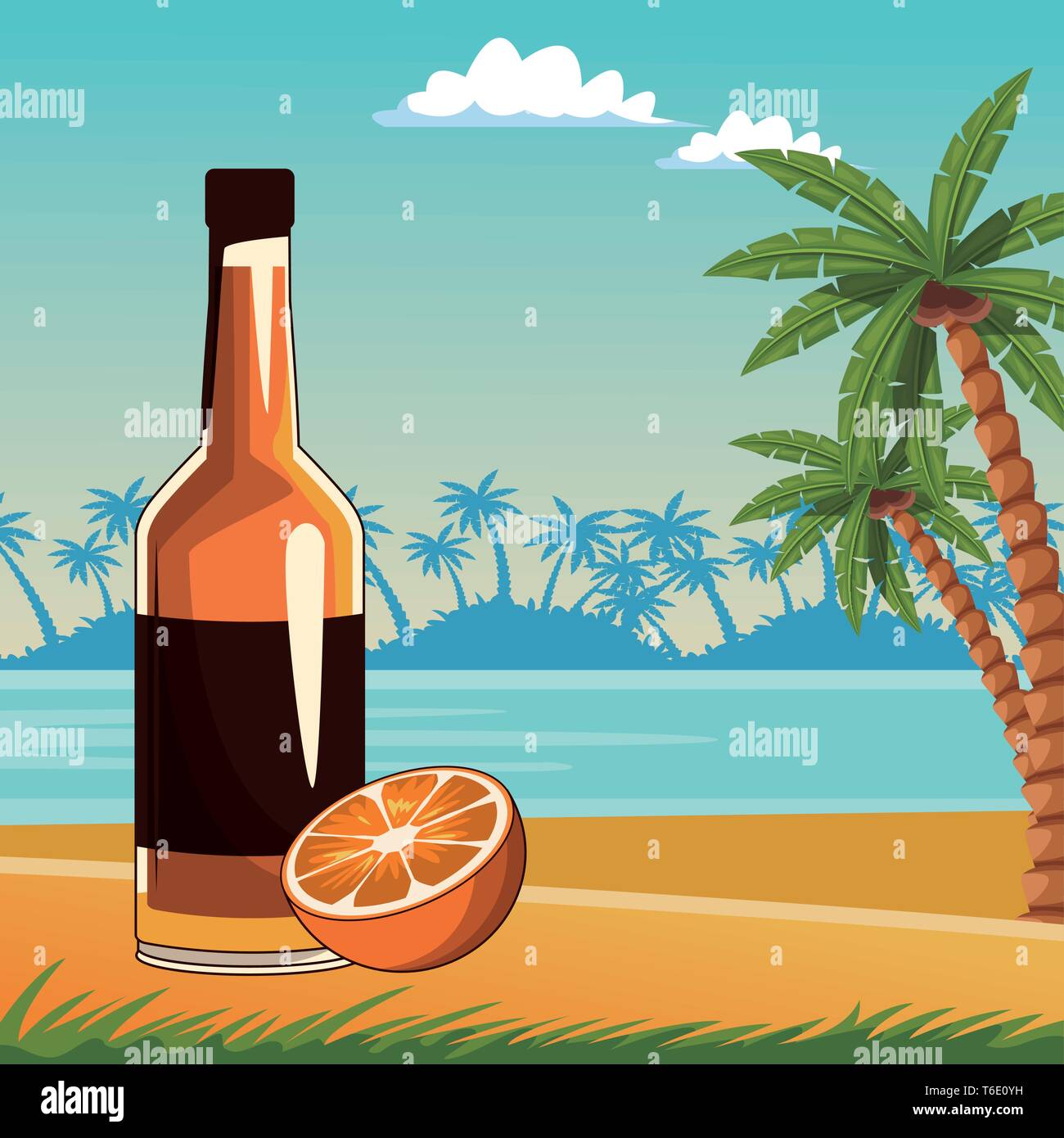 alcoholic drink beverage cartoon Stock Vector Image & Art - Alamy
