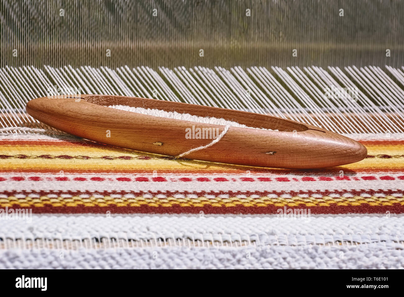 Shuttle of yarn hi-res stock photography and images - Alamy