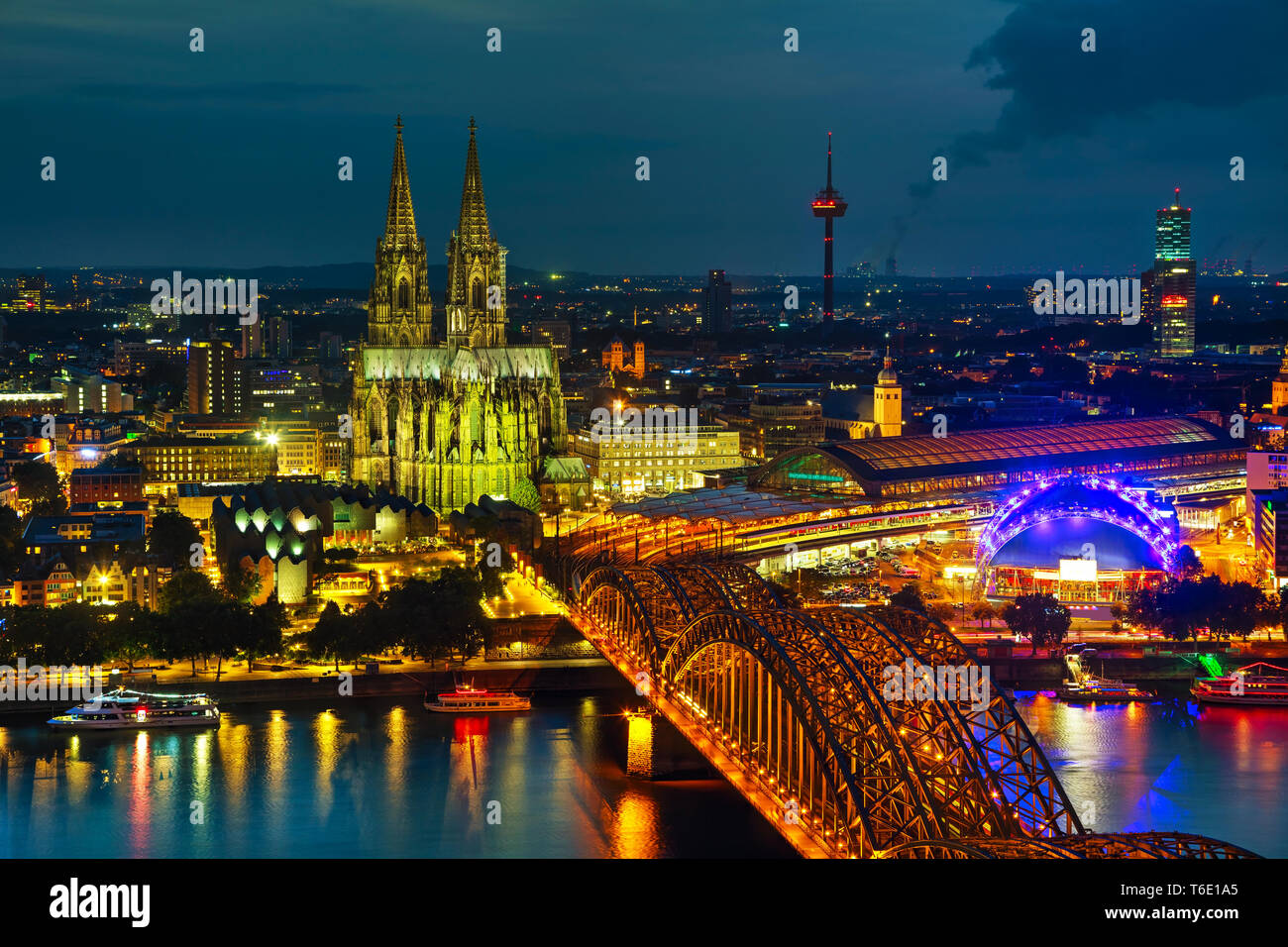 Cologne germany aerial hi-res stock photography and images - Alamy