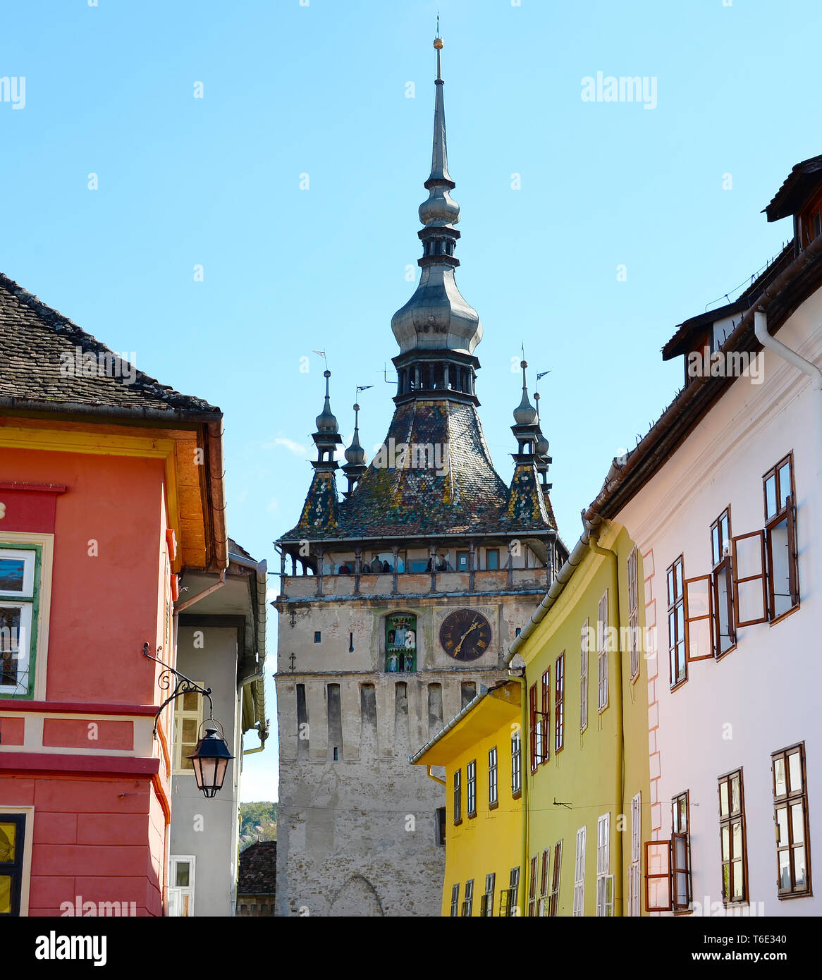 Clock tower romania hi-res stock photography and images - Alamy