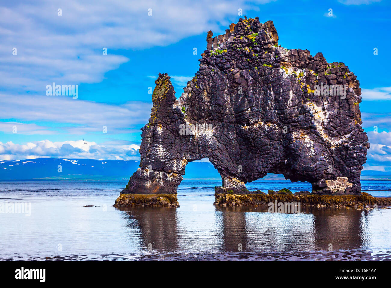 The basalt rock Stock Photo - Alamy