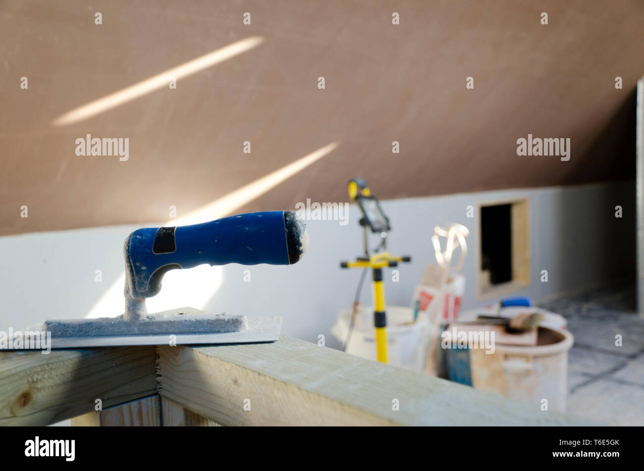 Plastering tools hi-res stock photography and images - Alamy