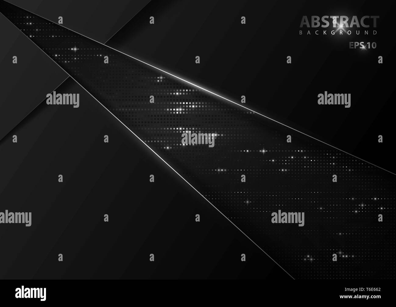 Tech Background with Silver Elements Stock Vector Image & Art - Alamy