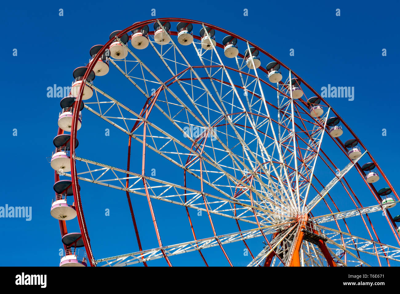 Red big wheel hi-res stock photography and images - Alamy
