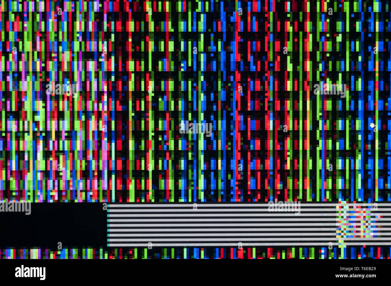 Abstract background, pattern of a digital glitch Stock Photo - Alamy