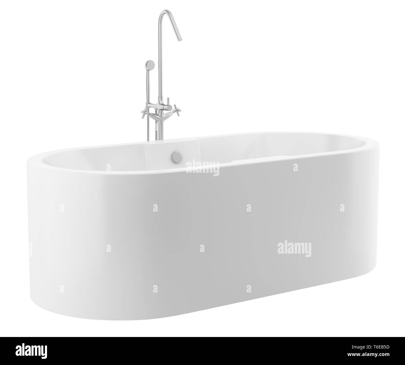 modern bathtub isolated on white background Stock Photo - Alamy