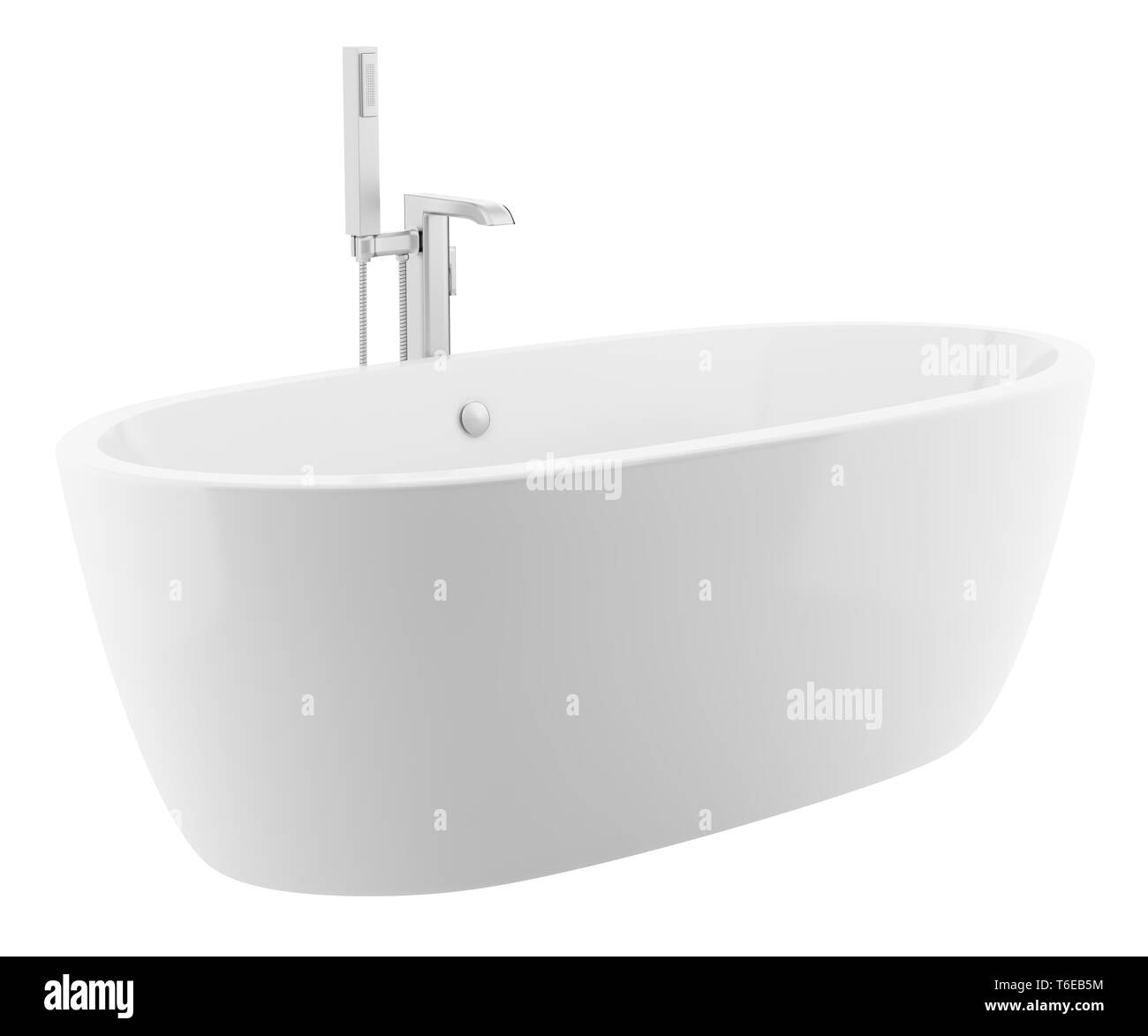modern bathtub isolated on white background Stock Photo - Alamy