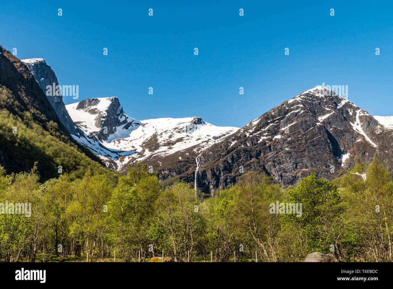 The Briksdal Glacier National Park Stock Photo - Alamy