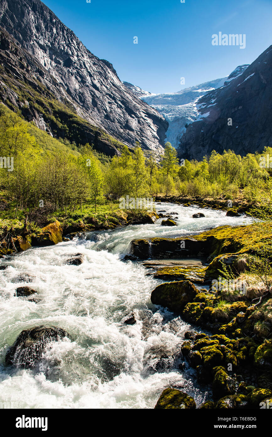 Fjords norway briksdal hi-res stock photography and images - Alamy
