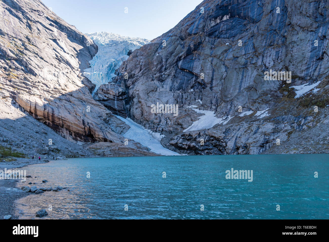 The Briksdal Glacier National Park Stock Photo - Alamy