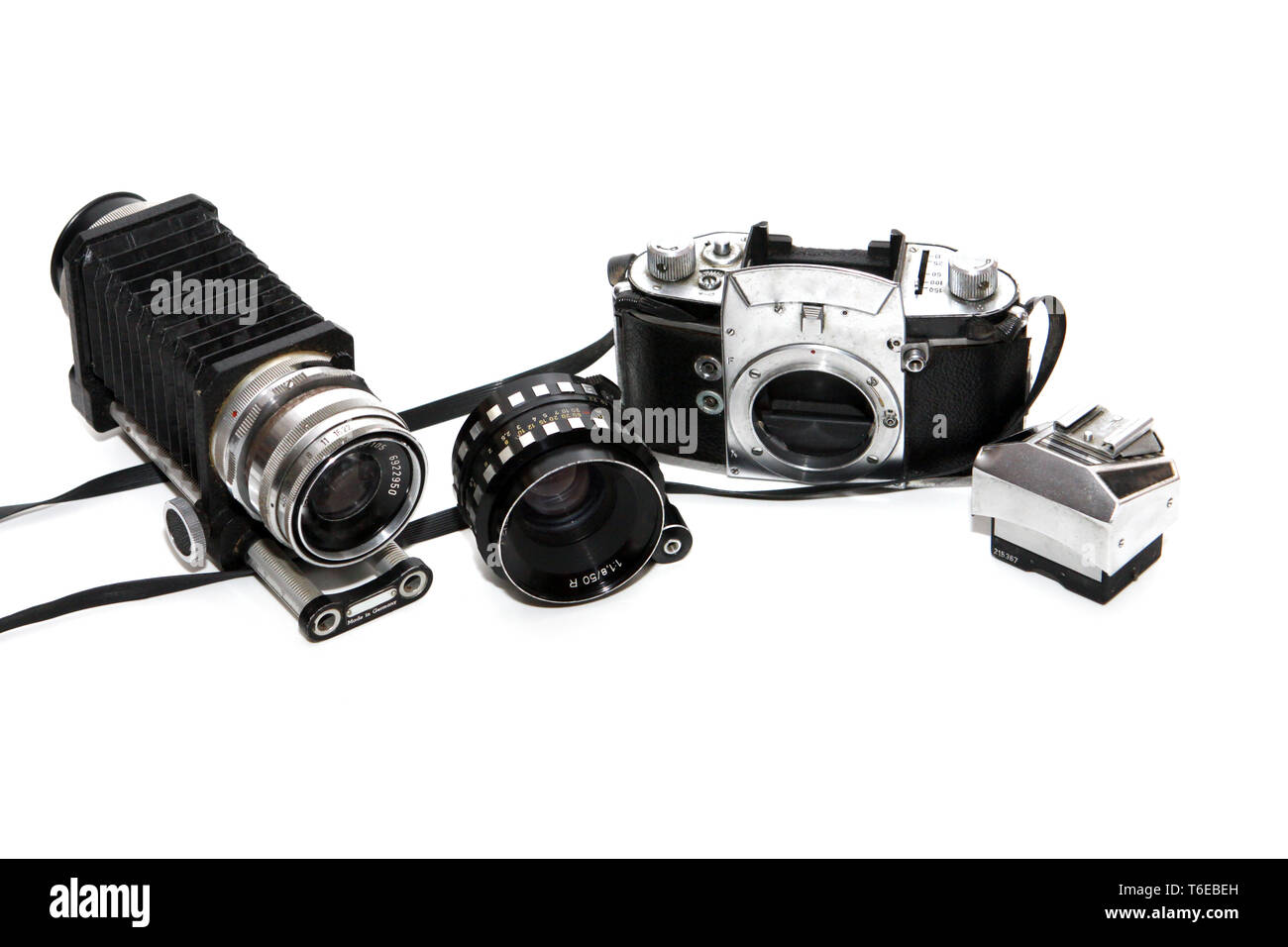 old analog reflex camera Stock Photo - Alamy