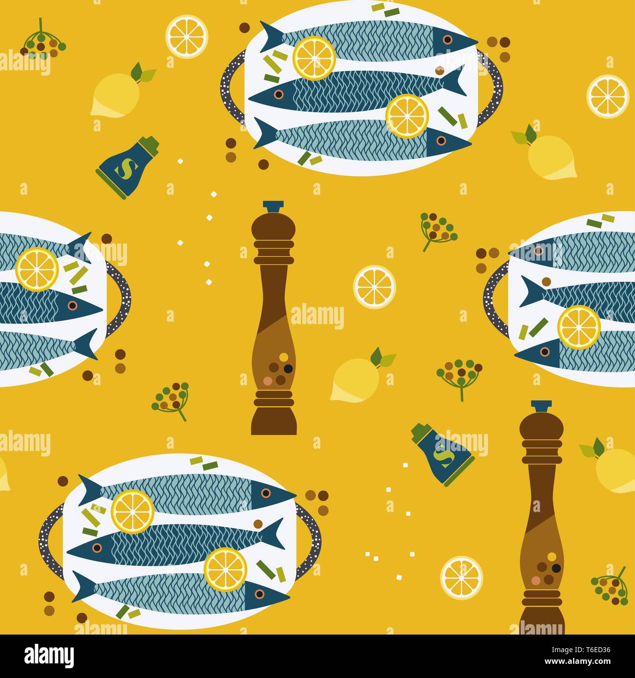 Drawn fish hi-res stock photography and images - Alamy