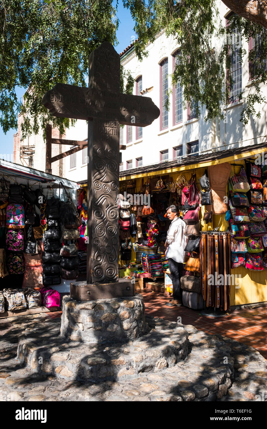 Popular Olvera Street in Los Angeles, California, USA Stock Photo - Alamy