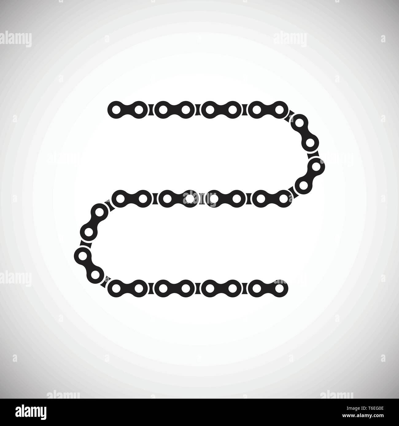 Bicycle chain icon on background for graphic and web design. Simple ...