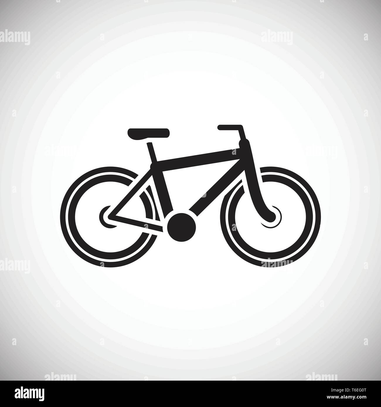 Bicycle icon on background for graphic and web design. Simple vector ...