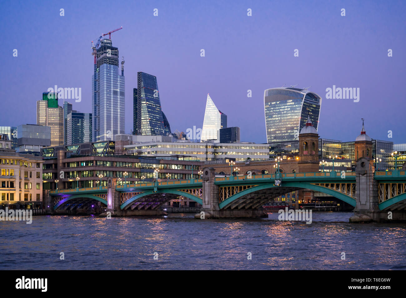 Southwark Bridge, London Stock Photo - Alamy