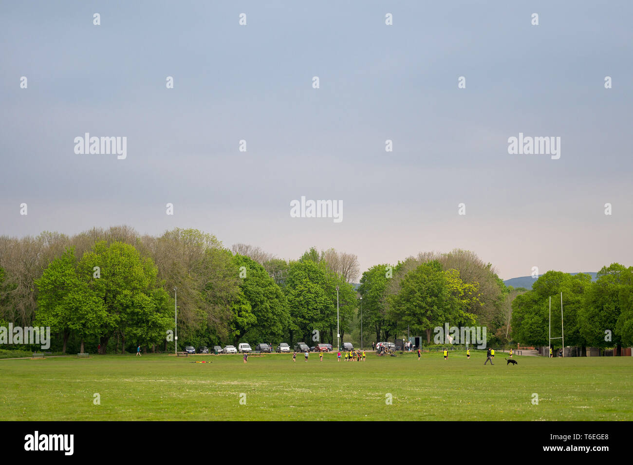 A general view of Hailey Park near Llandaff and Radyr in Cardiff, Wales ...