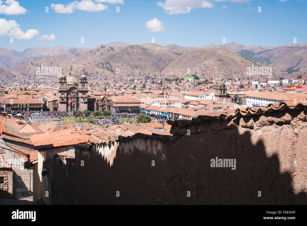 Panoramic view cusco main hi-res stock photography and images - Alamy