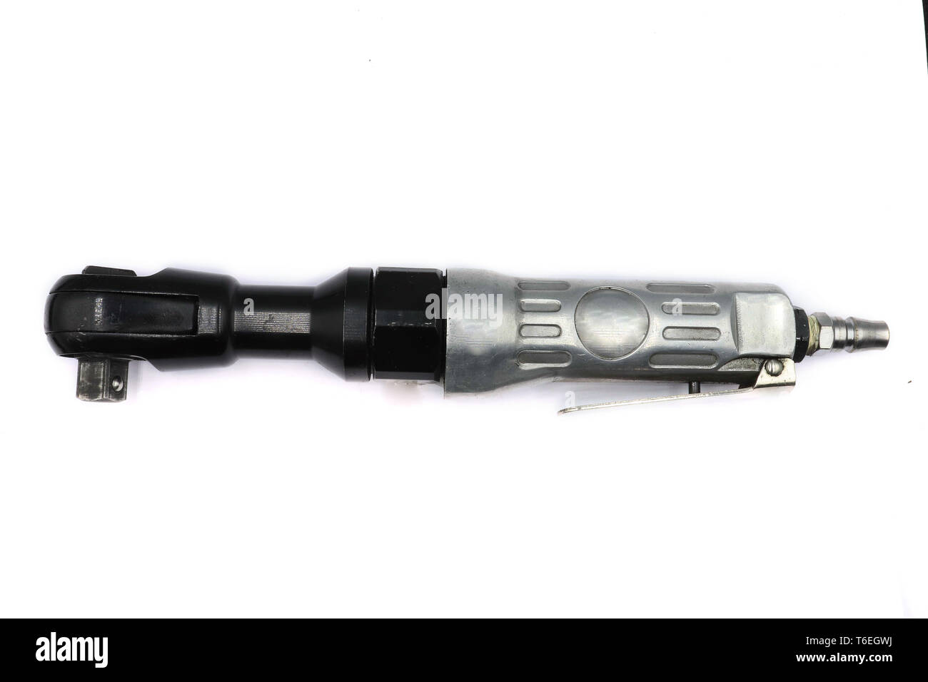 Air Tool for Wheel Bolting and bolts, Pneumatic wrench isolated on ...