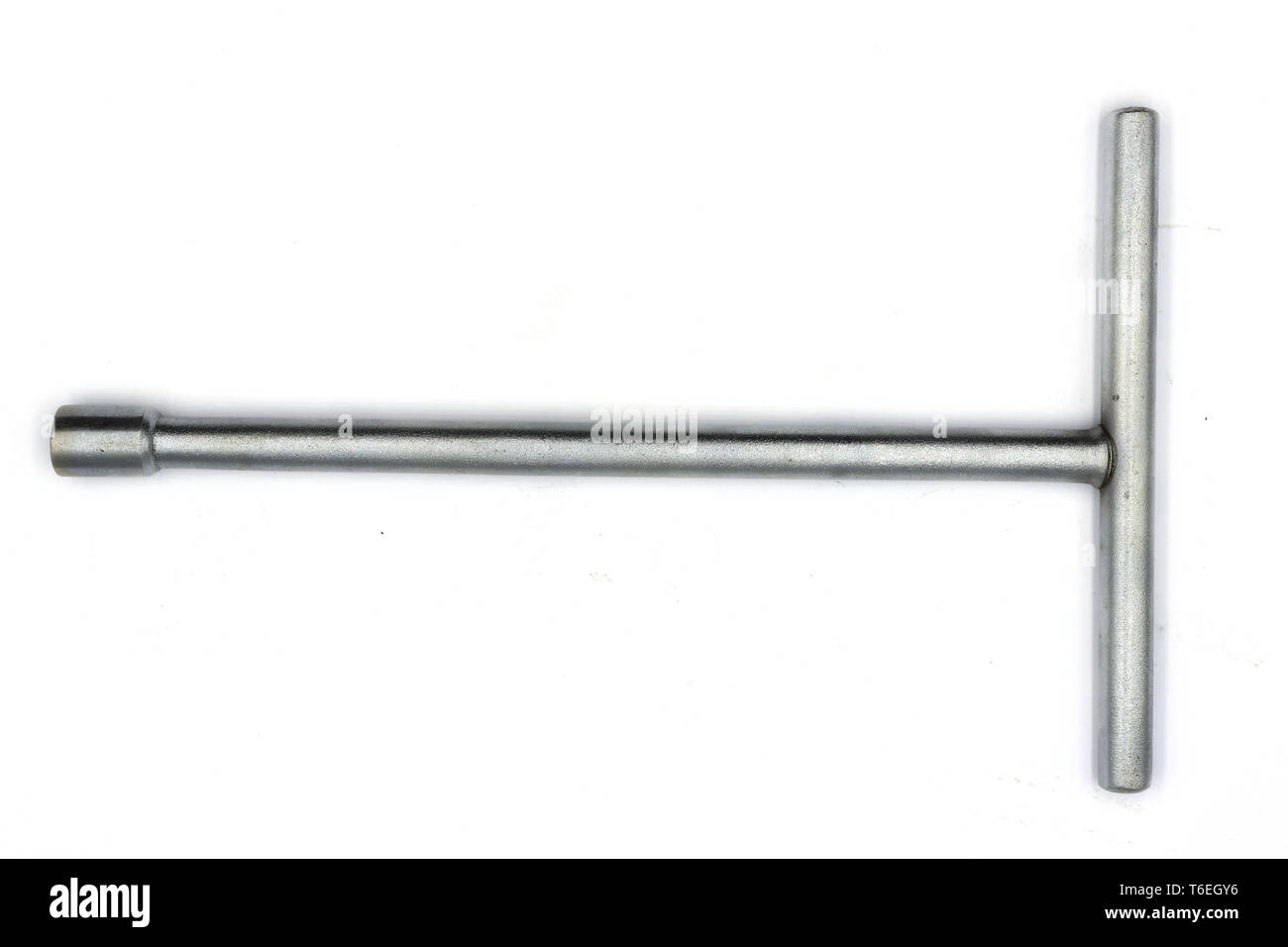 wrench "T" , Tools against, hex nuts driver T handles isolated on white ...