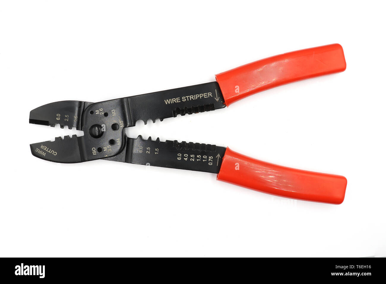 wire stripper or wire cutter isolated on white background High ...