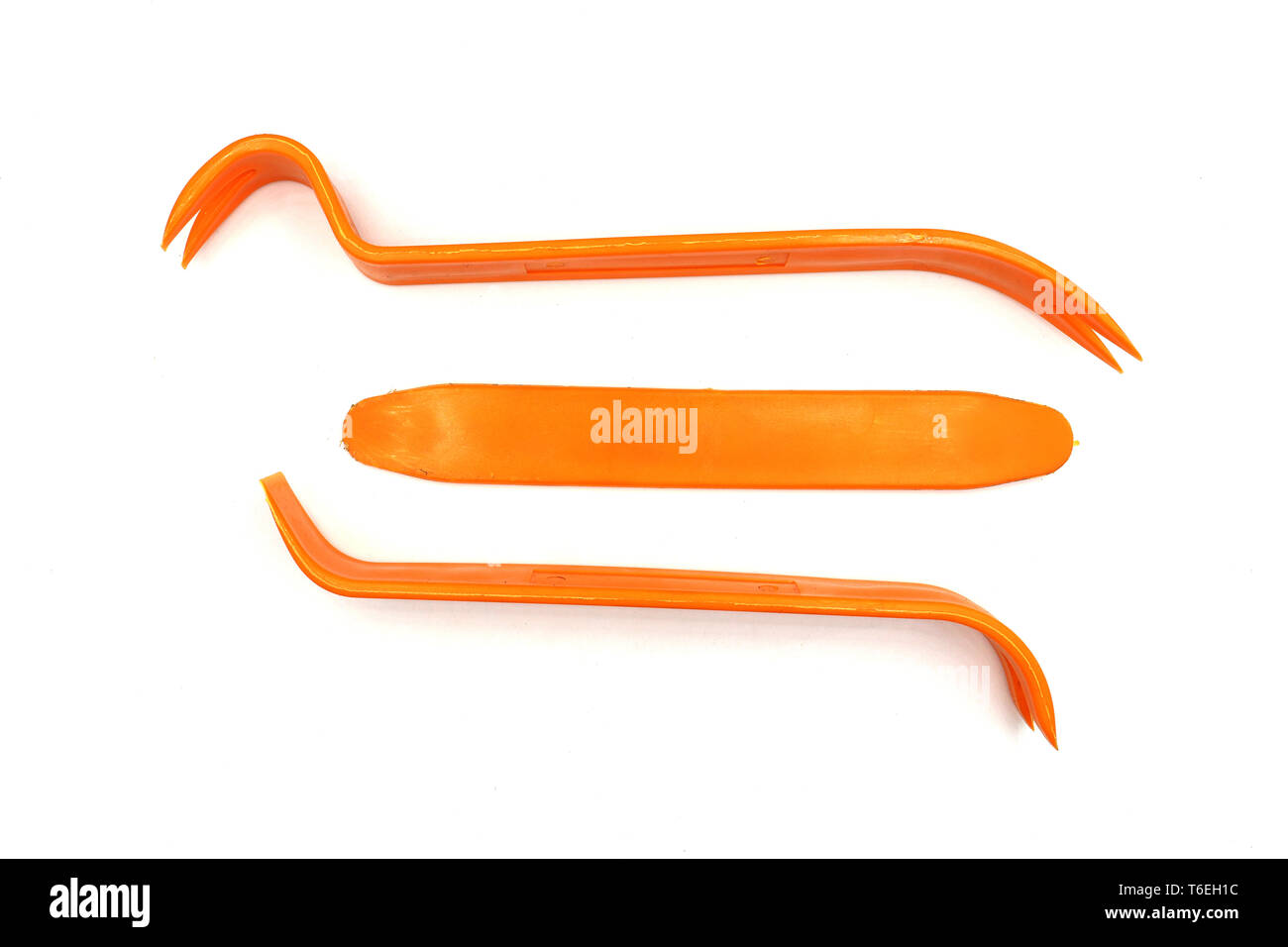 handy remover set for plastic upholstery fastener isolated on white ...