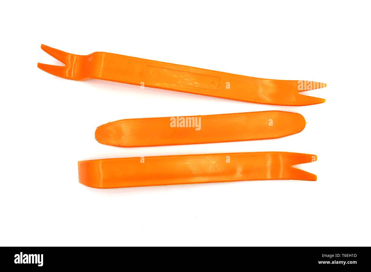 handy remover set for plastic upholstery fastener isolated on white ...