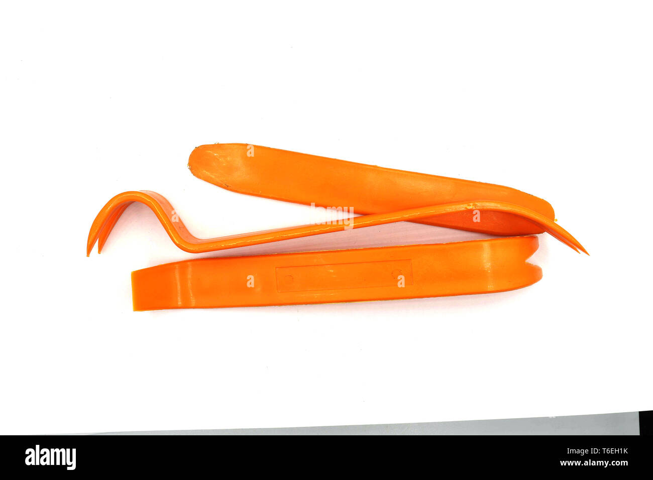 handy remover set for plastic upholstery fastener isolated on white ...